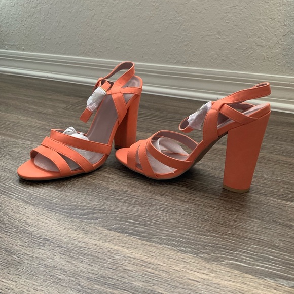 Shoes | Peach Heels | Poshmark